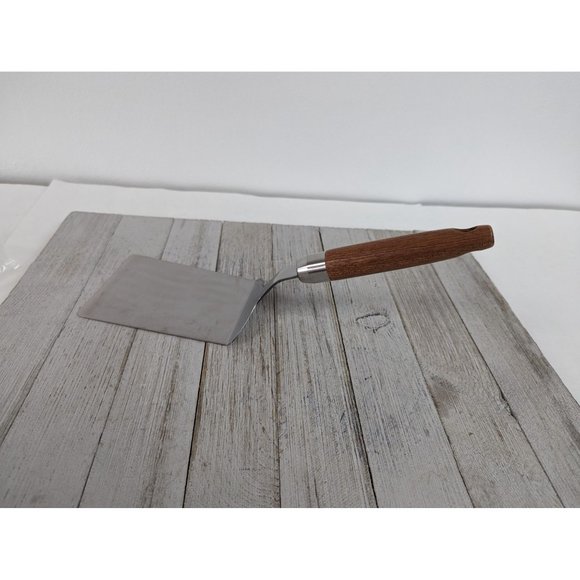 Unbranded | Kitchen | 1 14 Short Stainless Solid Spatula Turner Wood ...